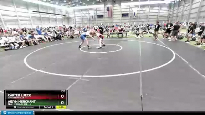 170 lbs 4th Wrestleback (16 Team) - Carter Lueck, Wisconsin Blue vs ...