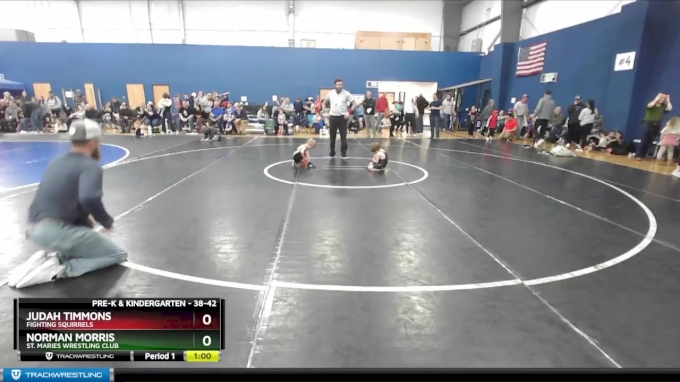 38-42 lbs Round 2 - Judah Timmons, Fighting Squirrels vs Norman Morris ...