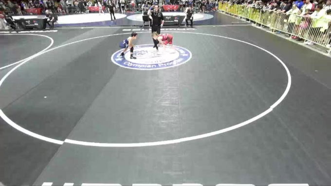 78 lbs Champ. Round 1 - Luca Pavia, Monster Garage Wrestling vs Bono ...