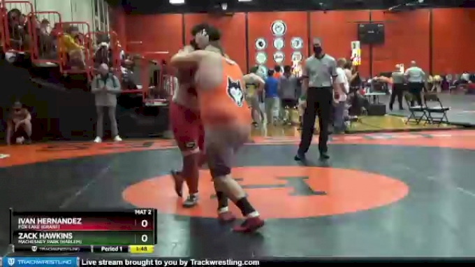 285 lbs Cons. Round 2 - Zack Hawkins, Machesney Park (HARLEM) vs Ivan ...