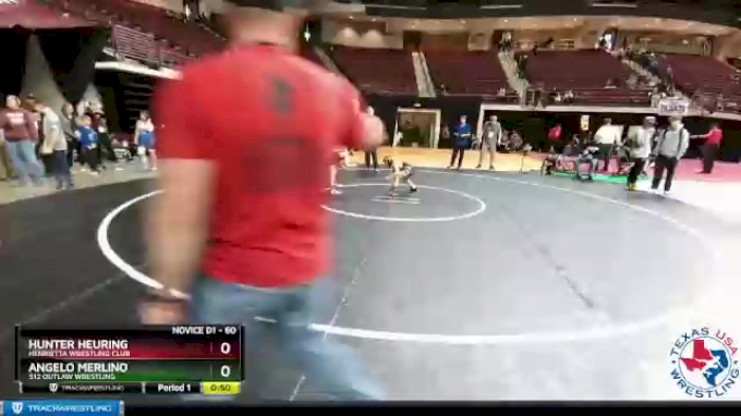 60 lbs 2nd Place Match - Angelo Merlino, 512 Outlaw Wrestling vs Hunter ...