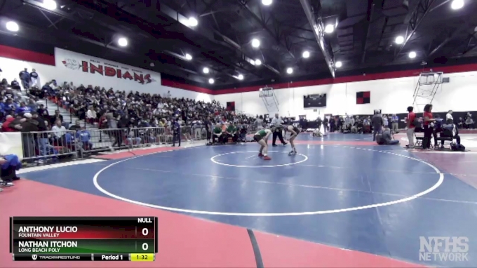 113 lbs Champ. Round 1 - Anthony Lucio, Fountain Valley vs Nathan ...