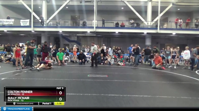 92 lbs Round 2 (8 Team) - Sully McNair, Iron Horse vs Colton Fenner, 84 ...