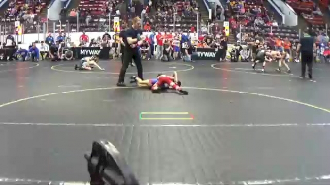 55 lbs Cons. Round 4 - Richard Hammond, Constantine Falcon Wrestling vs ...