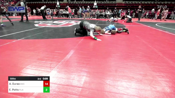 58 lbs Quarterfinal - Henry Ryan, Raw Wrestling Club vs Jude Rivers ...