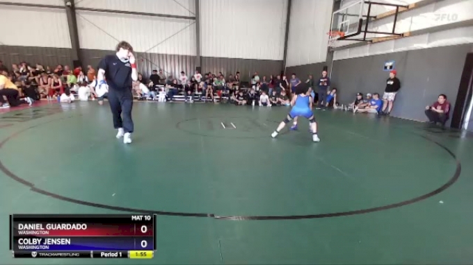 120 lbs Cons. Round 2 - Daniel Guardado, Washington vs Colby Jensen ...