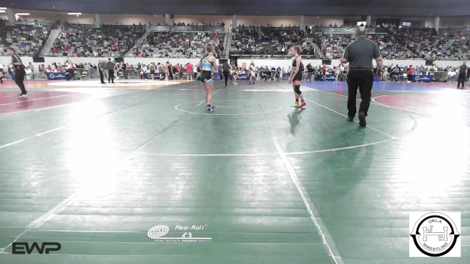 123 lbs Consi Of 8 #2 - Addison Willis, Wagoner vs Carleigh Clark, Lady ...