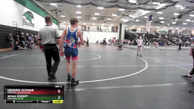 115 lbs 1st Place Match - Noah Knight, Oklahoma Elite vs Hendrix Schwab ...