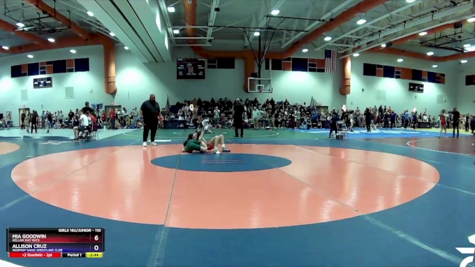 110 lbs Round 1 - Mia Goodwin, Kellam Mat Rats vs Allison Cruz, Warmup ...