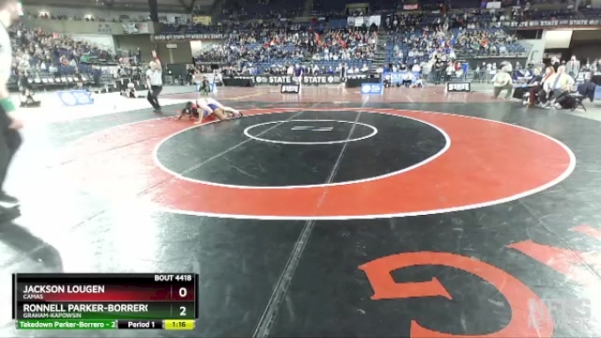 4A 190 lbs 1st Place Match - Ronnell Parker-Borrero, Graham-Kapowsin vs ...