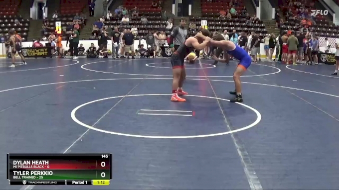145 lbs Round 2 (4 Team) - Tyler Perkkio, Bell Trained vs Dylan Heath ...