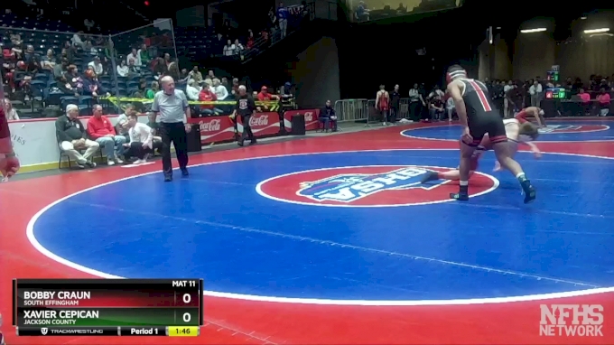 6A-165 lbs Quarterfinal - Bobby Craun, South Effingham vs Xavier ...