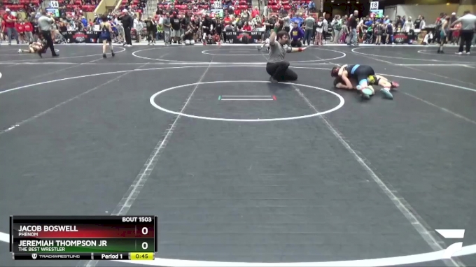 90 lbs Champ. Round 1 - Jacob Boswell, Phenom vs Jeremiah Thompson Jr ...