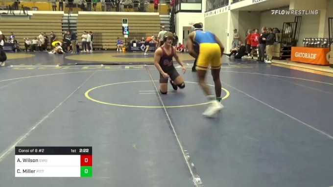 174 lbs Consi Of 8 #2 - Andrew Wilson, Gardner-Webb vs Carson Miller ...