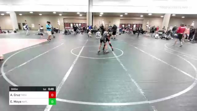 64 lbs Rr Rnd 4 - Arissa Cruz, Troup vs Emma Moya, Naples WC