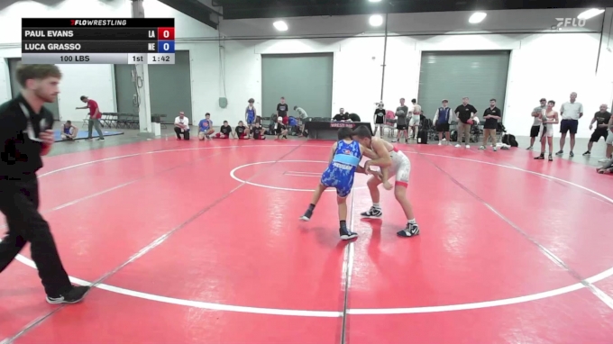 100 lbs Paul Evans, Louisiana vs Luca Grasso, Nebraska