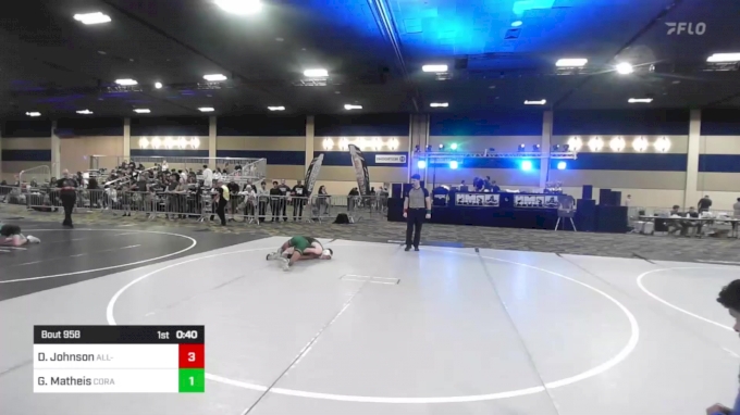109 lbs Round Of 32 - Darion Johnson, All-Phase WC vs Gavin Matheis ...