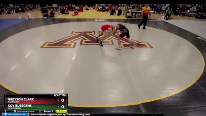 138 lbs 1st Place Match - Koy Buesgens, New Prague vs Greyson Clark ...
