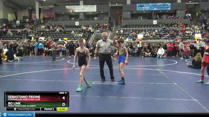 85 lbs Cons. Round 6 - Brady Burton, Siouxland Wrestling Academy vs ...