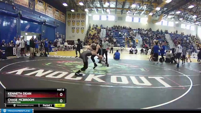 170 Blue Round 1 - KENNETH DEAN, Cypress Creek H S vs Chase McBroom ...