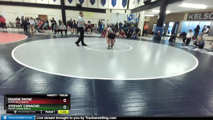 155lbs Cons. Round 3 - Maddie Payne, Black Hills (Girls) vs Stefany ...