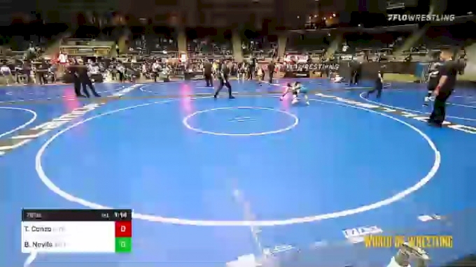 76 lbs 3rd Place - Tyler Conzo, Dynamic Wrestling vs Blake Nevils ...