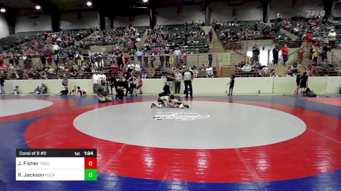 54 lbs Consi Of 8 #2 - Jase Fisher, Troup Wrestling vs Rhett Jackson ...