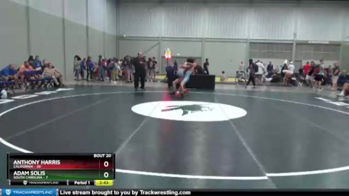 126 lbs Round 5 (8 Team) - Anthony Harris, California vs Adam Solis ...