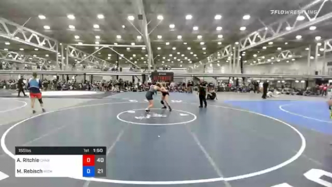 155 lbs Consolation - Alexis Ritchie, Charlies Angels Pink vs Mishell ...