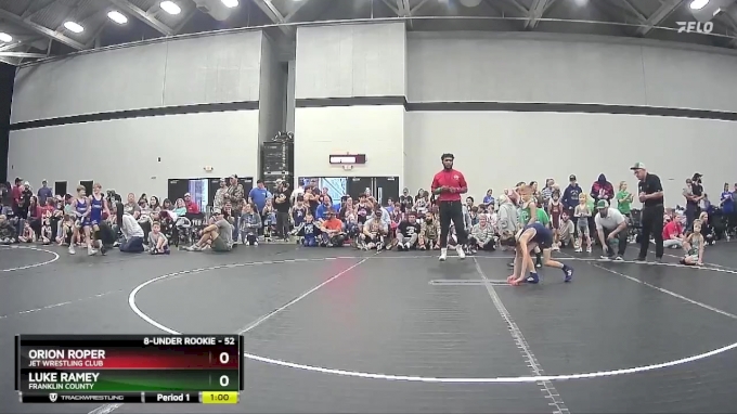 52 lbs Quarterfinal - Luke Ramey, Franklin County vs Orion Roper, JET ...