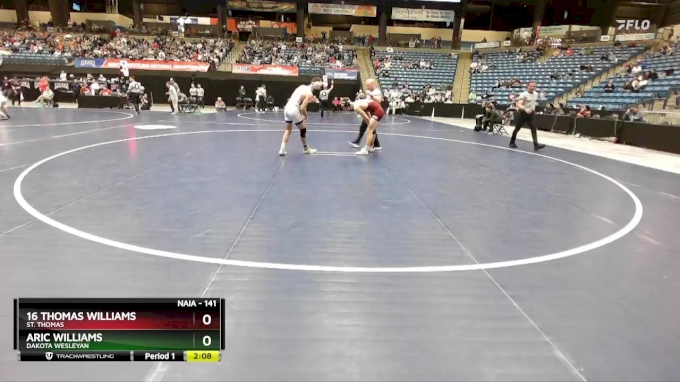 141 lbs Cons. Round 4 - 16 Thomas Williams, St. Thomas vs Aric Williams ...