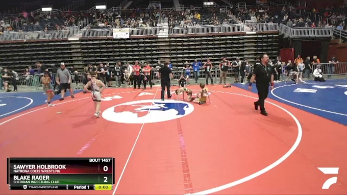 71 lbs 1st Place Match - Blake Rager, Sheridan Wrestling Club vs Sawyer ...