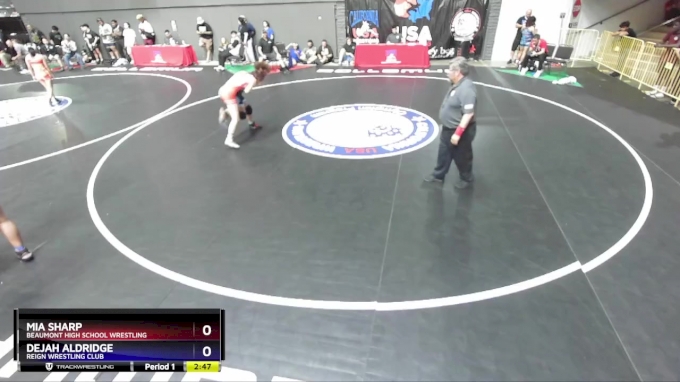 110 lbs Cons. Round 2 - Mia Sharp, Beaumont High School Wrestling vs ...