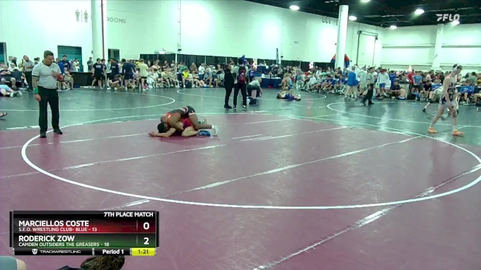 144 lbs Placement (16 Team) - Roderick Zow, Camden Outsiders The ...