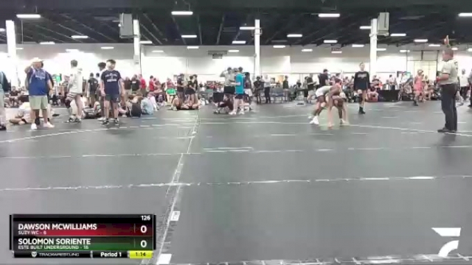126 lbs Round 4 (6 Team) - Solomon Soriente, Este Built Underground vs ...