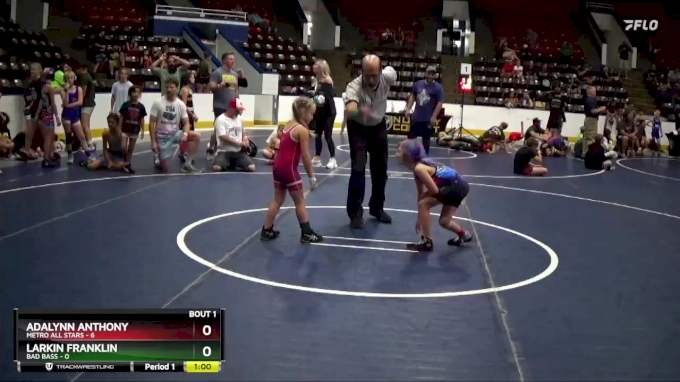 53 lbs Finals (2 Team) - Adalynn Anthony, Metro All Stars vs Larkin ...