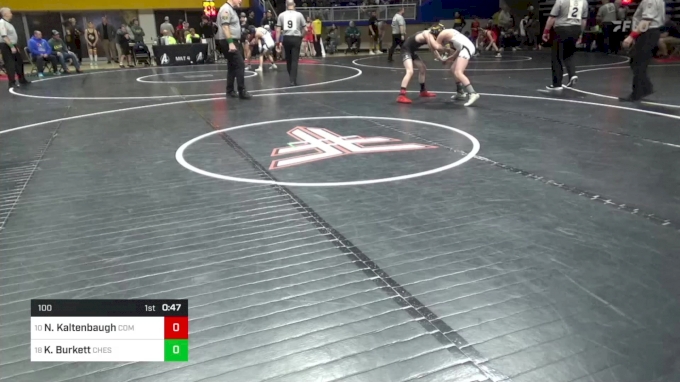 100 lbs Rd 4 - Consi Of 8 #1 - Noah Kaltenbaugh, Commodore Perry vs ...