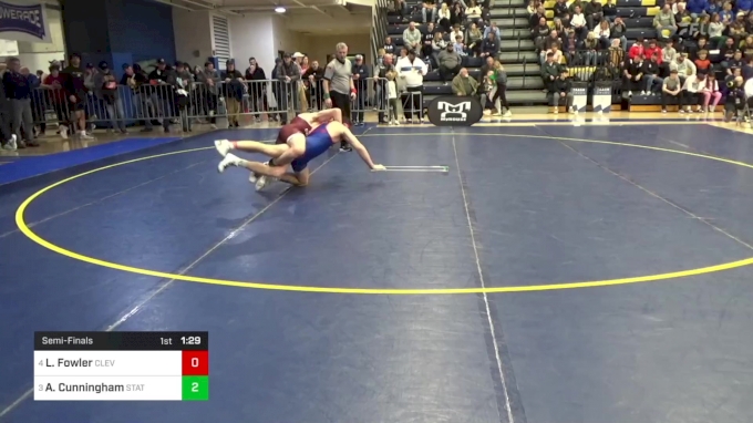 160 lbs Semifinal - Logan Fowler, Cleveland-TN vs Asher Cunningham ...