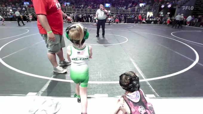 40.6-44.6 lbs Round Of 16 - Kiara Sauer, Salina Wrestling Club vs Cora ...