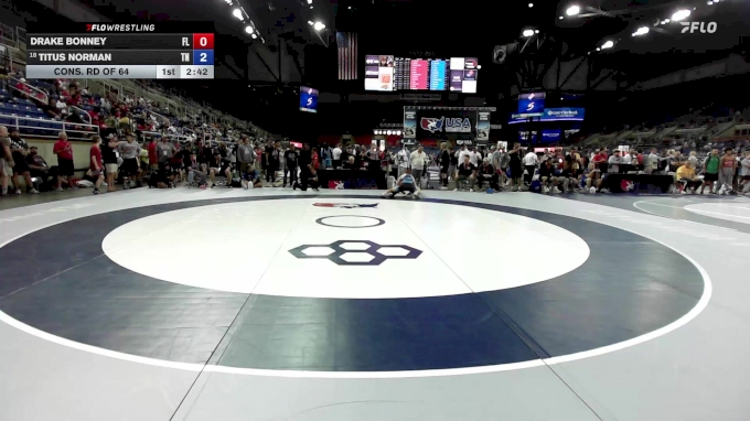 165 lbs Cons. Rd Of 64 - Drake Bonney, FL vs Titus Norman, TN