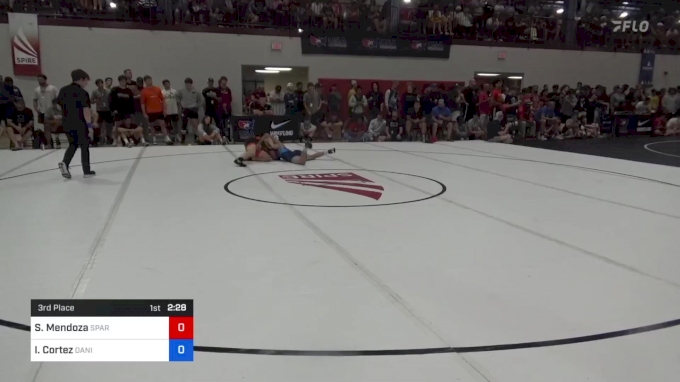 57 kg 3rd Place - Seth Mendoza, Spar Wrestling Academy vs Isaiah Cortez ...