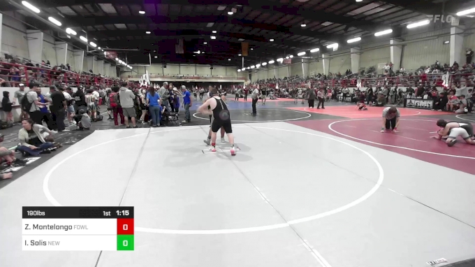190 lbs Rr Rnd 2 - Zane Montelongo, Fowler WC vs Ivan Solis, New Mexico ...