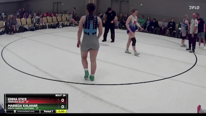 148 lbs Round 7 (8 Team) - Emma Stice, Nebraska Blue vs Marieda Kalahar ...