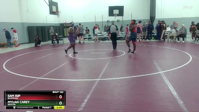 285 lbs Champ. Round 1 - Sam Isip, Blackman vs Myuan Carey, Benton