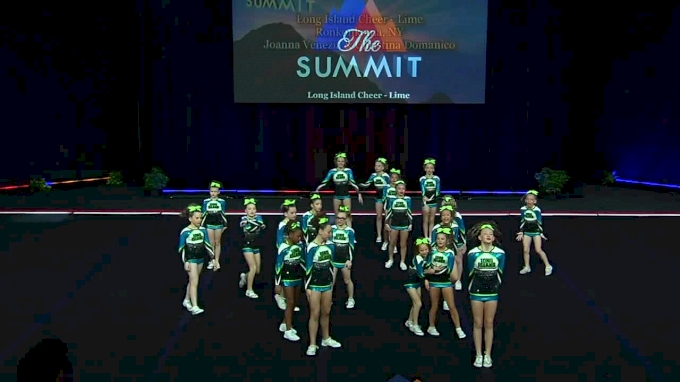 Long Island Cheer - Lime [2018 L3 Small Youth Semis] The Summit