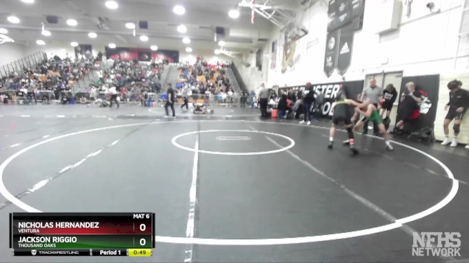 113 lbs Cons. Round 1 - Nicholas Hernandez, Ventura vs Jackson Riggio ...