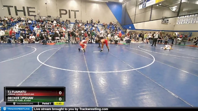125 lbs Quarterfinal - TJ Fuamatu, Jordan Junior Wrestling vs Decker ...