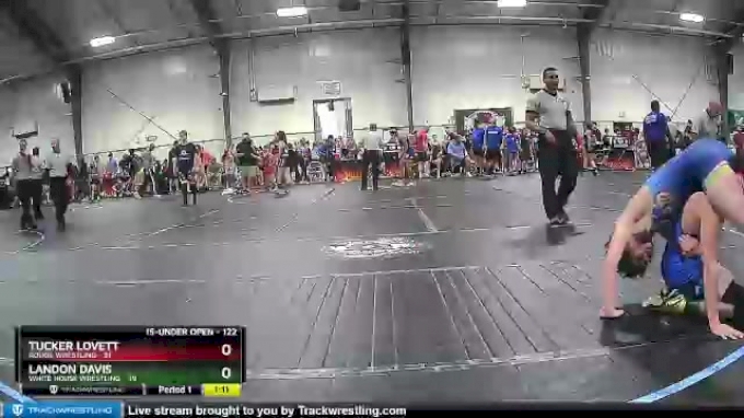 122 lbs Cons. Semi - Landon Davis, White House Wrestling vs Tucker ...