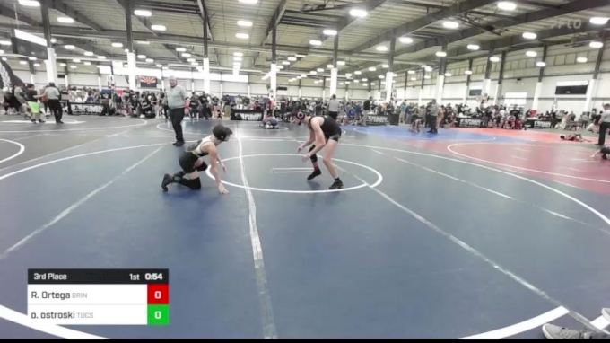 102 lbs 3rd Place - Raymond Ortega, Grindhouse WC vs Owen Ostroski ...