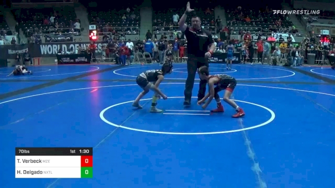 70 lbs Prelims - Tucker Verbeck, Maize WC vs Hailey Delgado, NXT Level